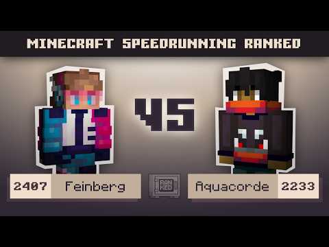 A WEIRD Seed | Feinberg VS Aquacorde | MCSR Ranked 1v1