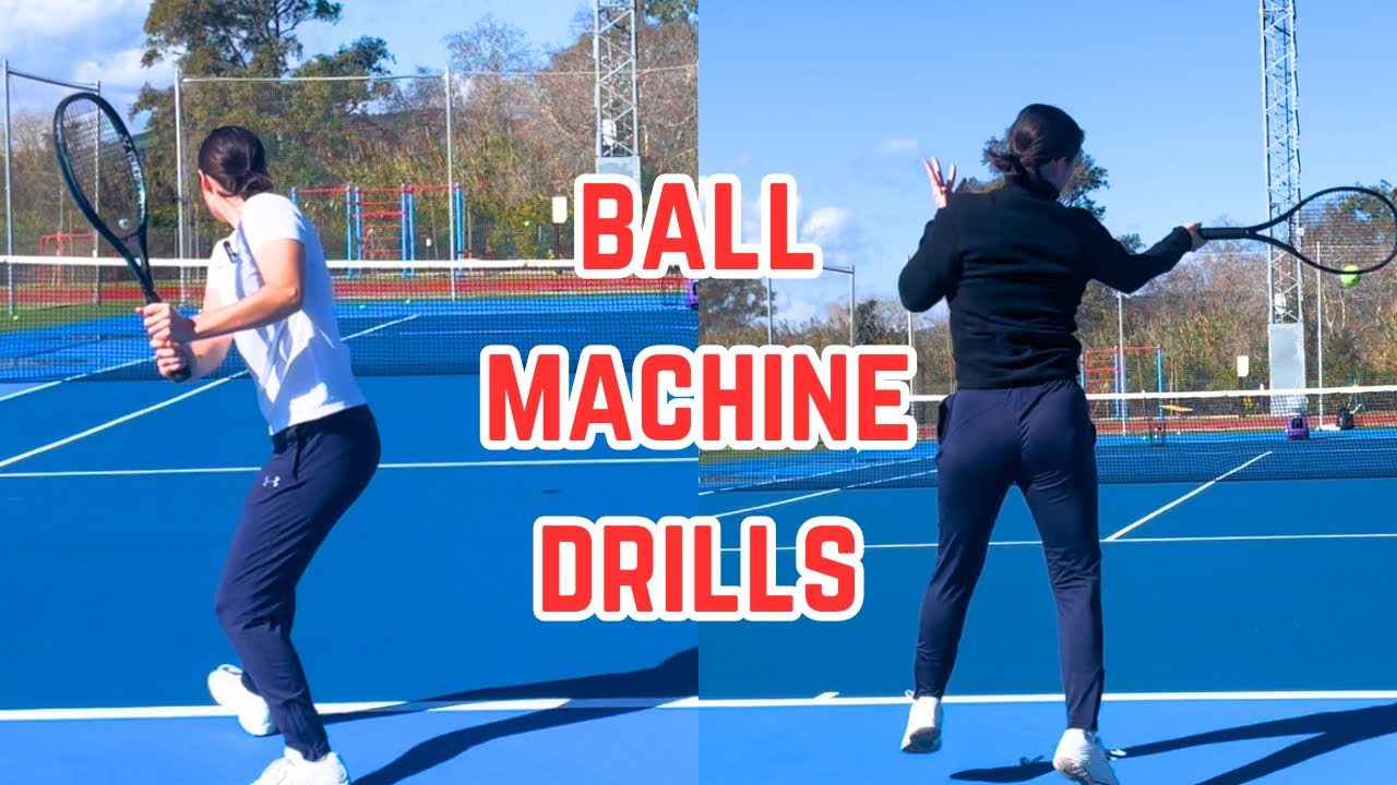Best Ball Machine Drills for Tennis Players to Improve Fast! - YouTube