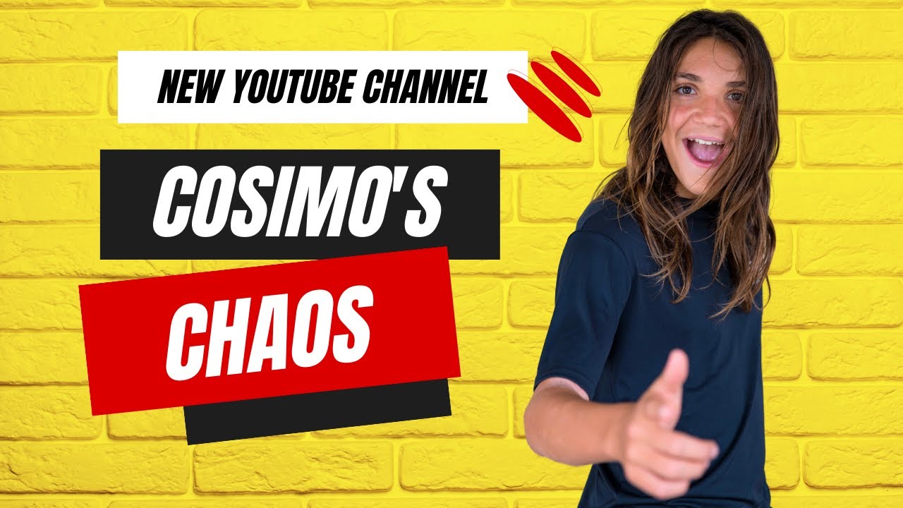 Cosimo's Chaos, welcome to my new Youtube Channel!!! - YouTube