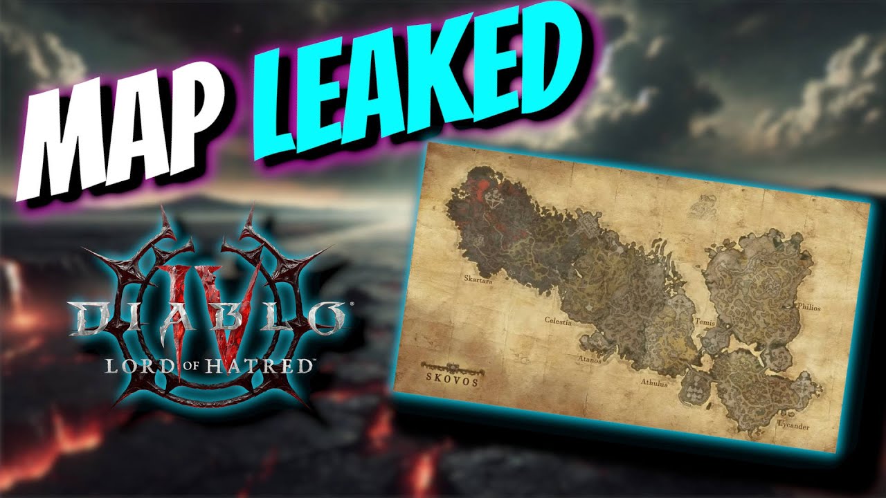 Expansion MAP LEAKED - Diablo IV Lord Of Hatred Skovos Region - YouTube