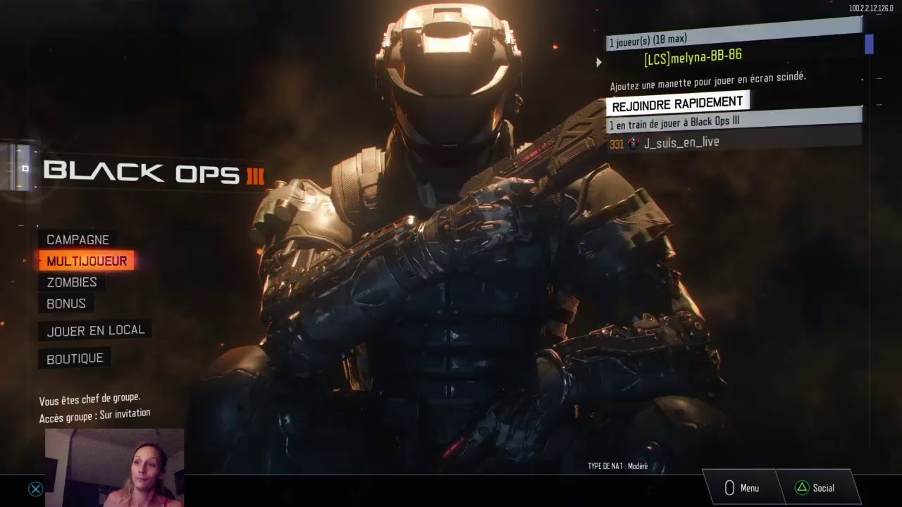 LIVE SUR BO3!!!(GIRL) (PS4) (FR) - YouTube