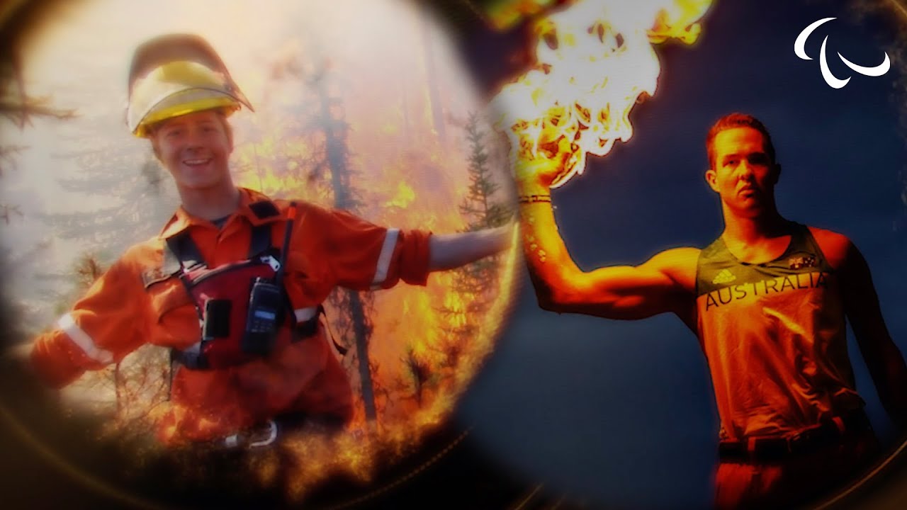 CAM AND COLTON: FIREFIGHTERS AND PARA ATHLETES | Paralympic Games - YouTube