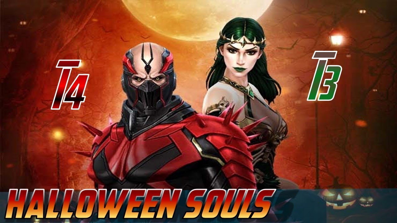 BLACK BOLT T4 Y MORGAN LE FAY T3 HALLOWEEN UPDATE GAMEPLAY MARVEL FUTURE FIGHT - YouTube