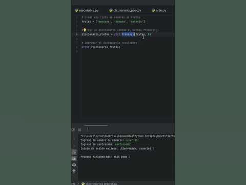 Aprende a Crear Diccionarios Optimizados en Python con el Método fromkeys() - YouTube