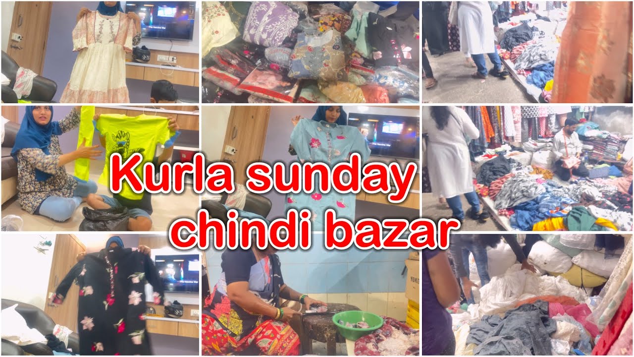 |.kurla chindi market tour|kurla sunday chindi bazar shopping vlog# ...