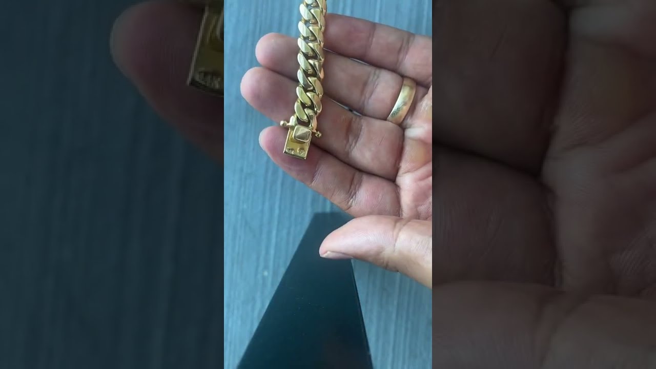 Daniel Jewelry Inc 10mm 14k bracelet update - YouTube