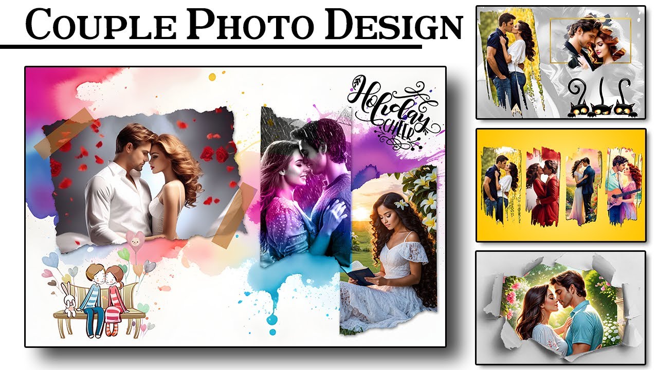 Couple Photo Design Frame l Photo Frame l Anniversary Photo Frame l New ...