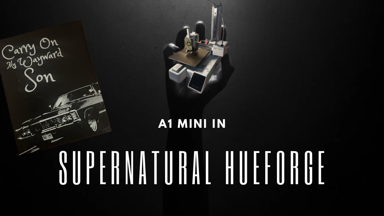 Supernatural Hueforge 3D Print With AMS Lite Camera Timelapse! - YouTube