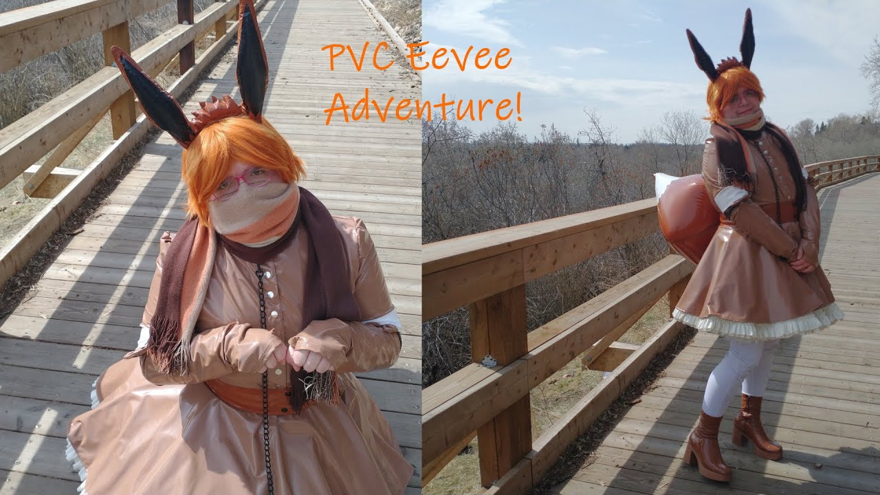 PVC Inflatable Eevee Tail Cosplay Adventure! - YouTube