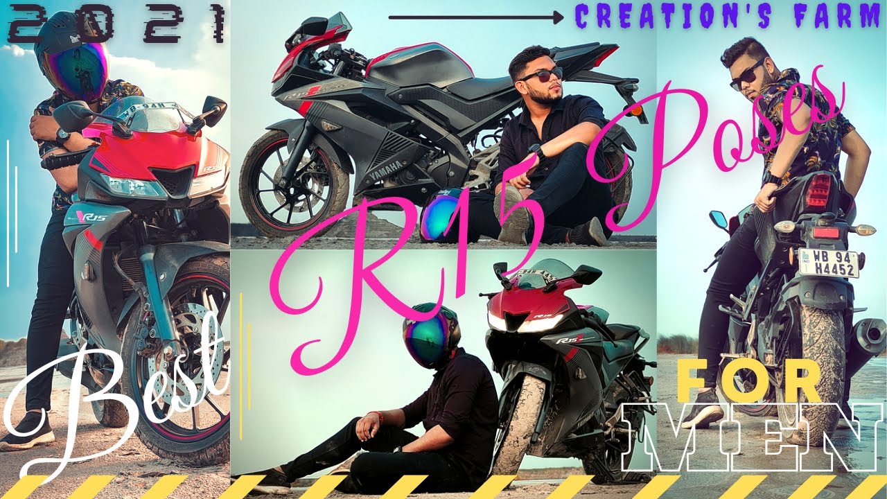 Best R15 V3 Bike Photoshoot Poses For Men 2021 || Awesome Photography ...