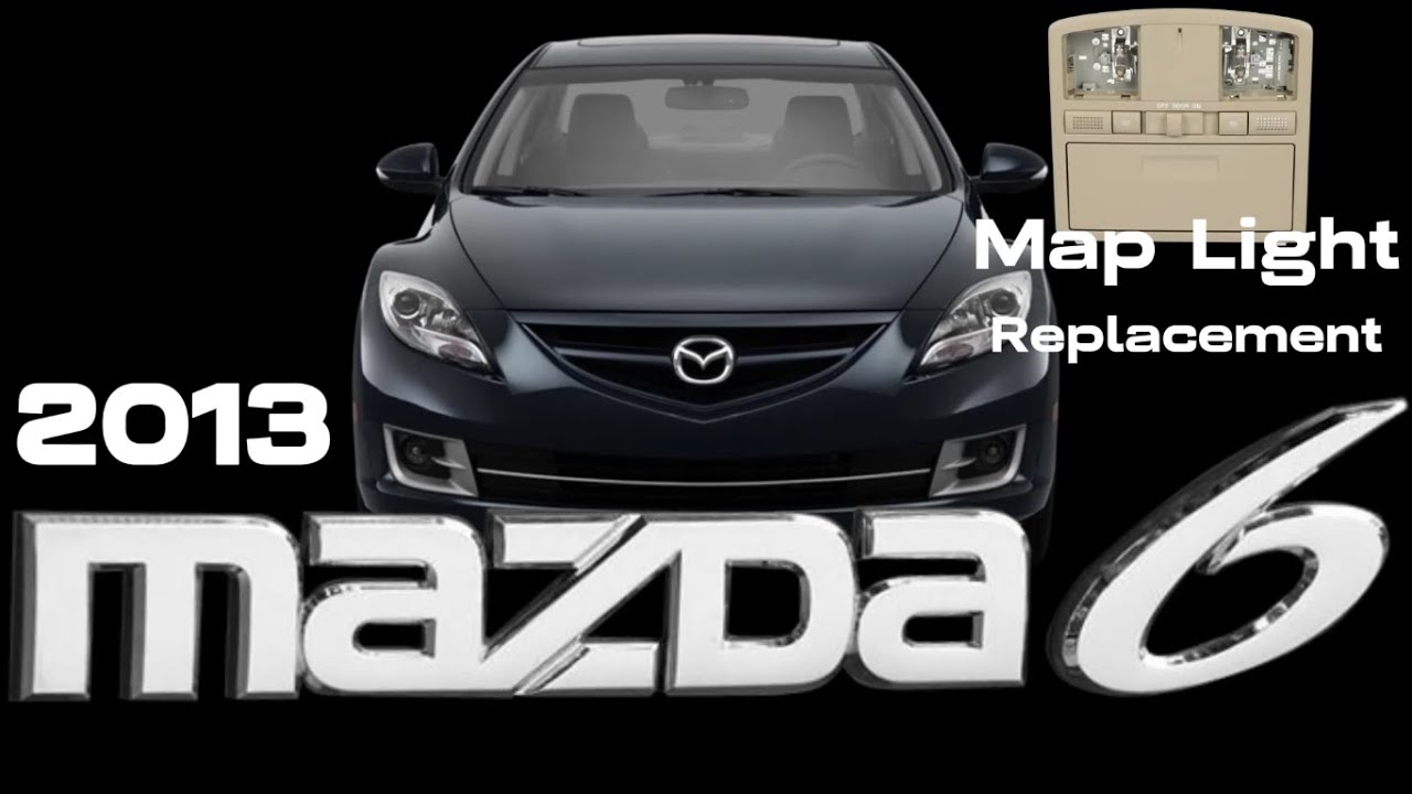 2013 Mazda6 Map Light (Overhead Console) Replacement - YouTube