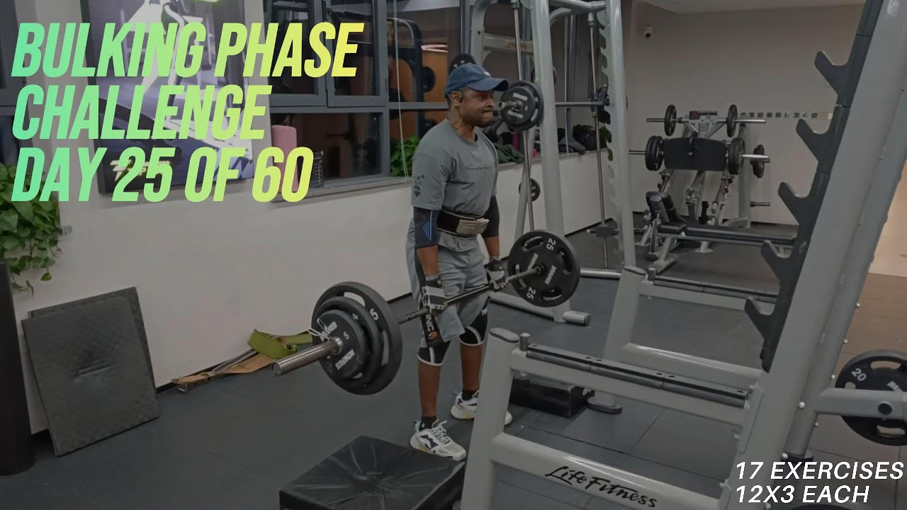 Bodybuilding Challenge Bulking Phase Day 25 Gym Grind 💪🔥🏋️‍♂️#Gym # ...