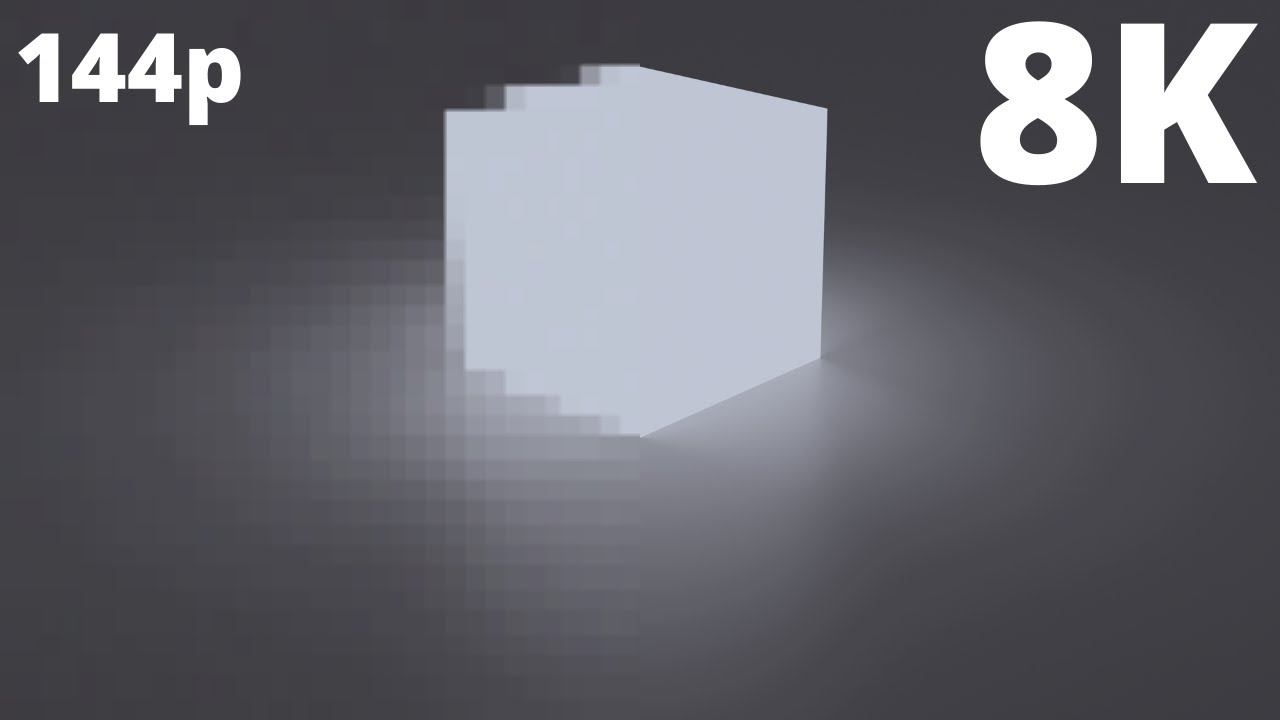 Resolution Comparison - 8k vs. 144p - YouTube