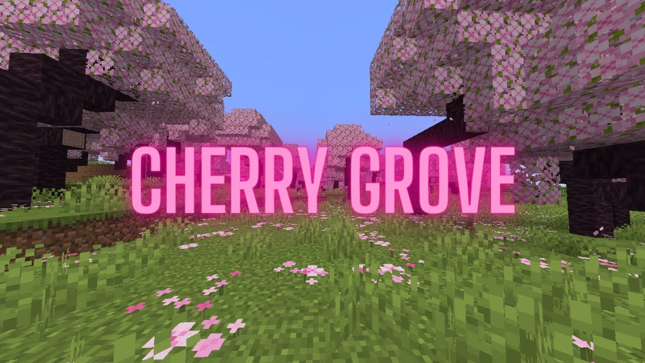 cherry grove biome - Music Disc Aaron Cherof - Relic Minecraft - YouTube