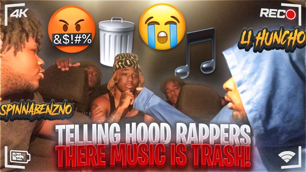 Telling Random Rappers Their Music Is TRASH Face To Face!! *Got Heated ...