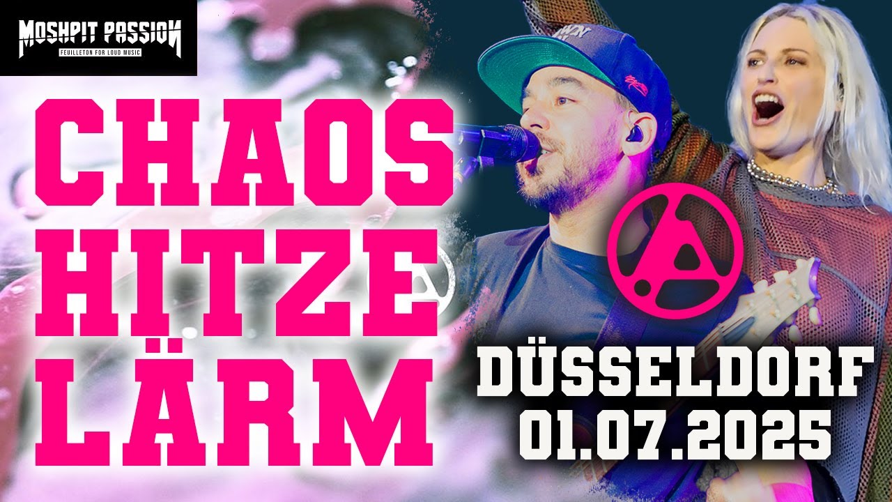 Chaos, Hitze, Lärm – Linkin Park, Düsseldorf 01.07.2025 | Konzertvlog ...