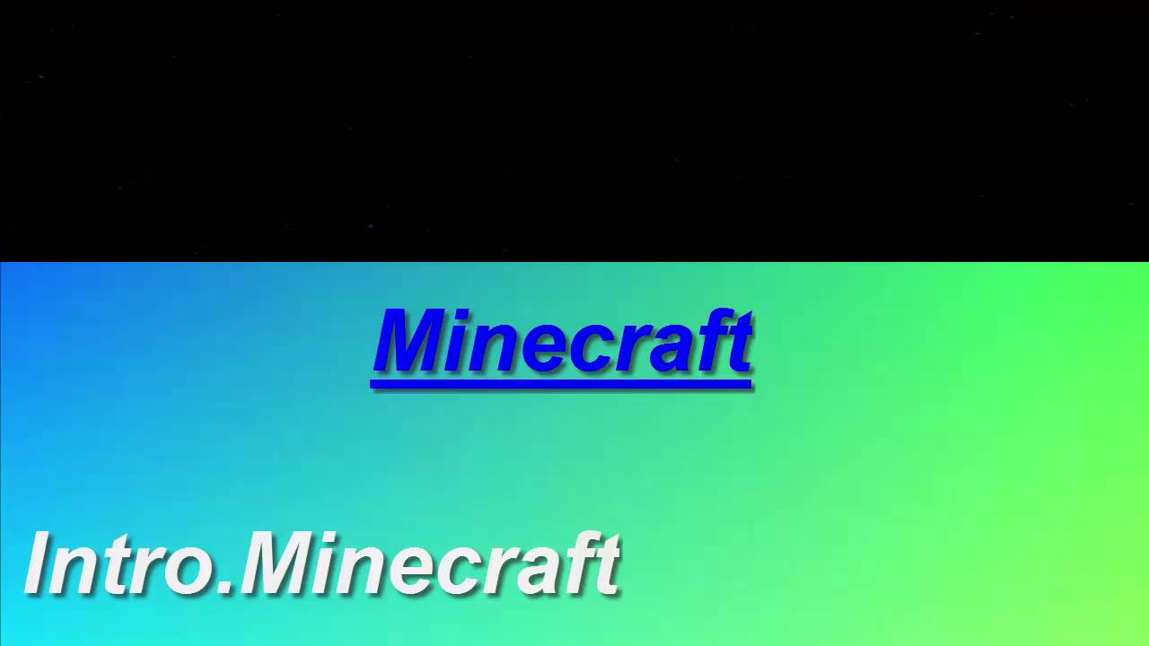 Intro minecraft - YouTube