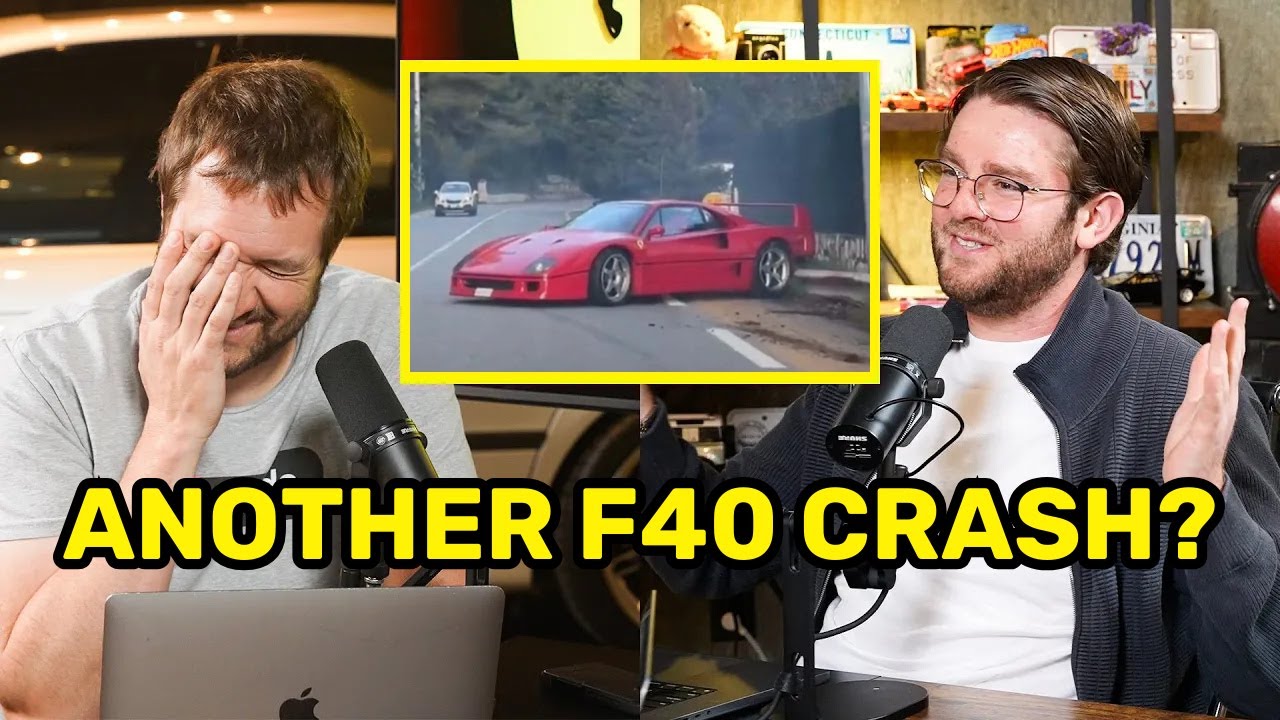 Doug DeMuro on Ferrari F40 Crashes! - YouTube