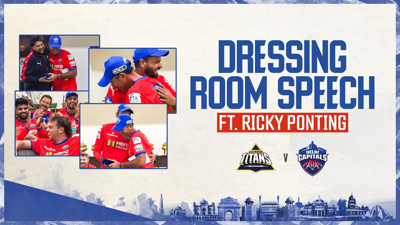 Dressing Room Speech ft. Ricky Ponting | GT vs DC | Delhi Capitals ...