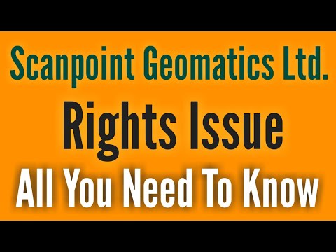 Rights Issue - Scanpoint Geomatics Ltd. / Detailed Review !! - YouTube