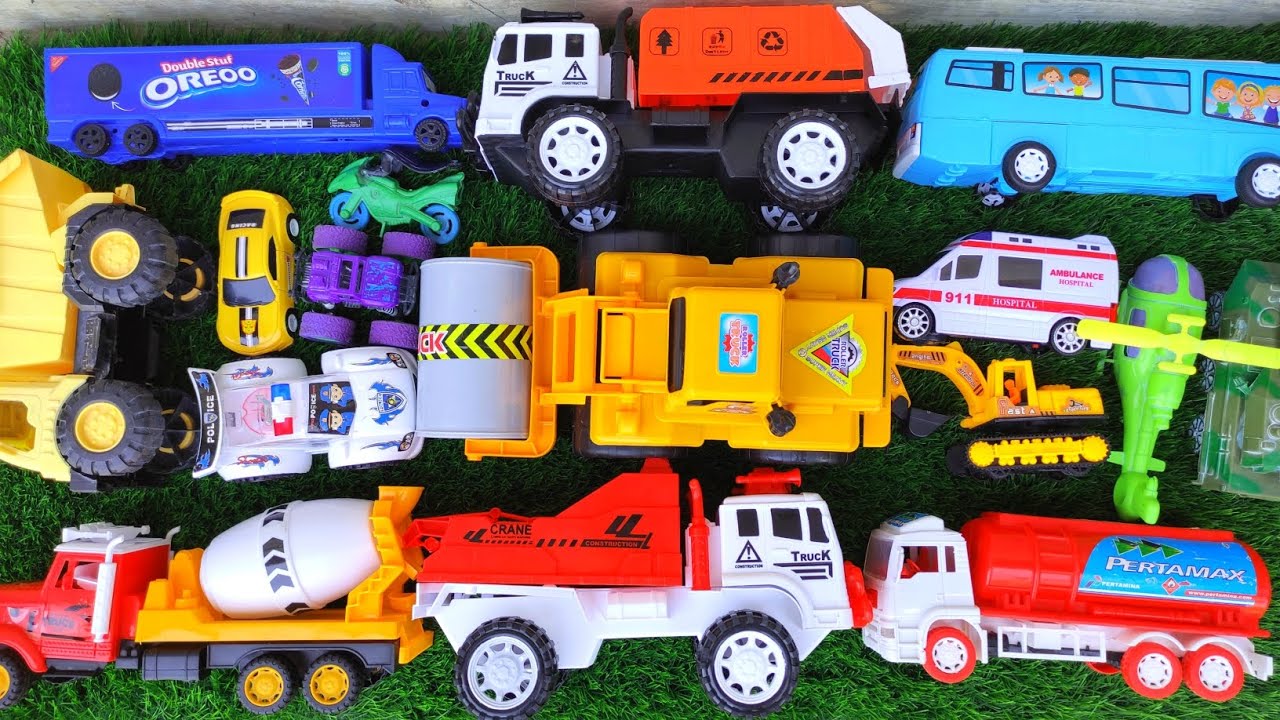Mainan Mobil Truk Monster, Truk Derek, Kereta, Beko, Tayo, Truk Molen ...
