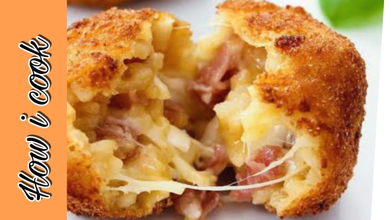 cheese rice balls - YouTube