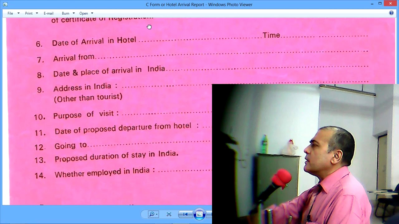 C Form/ Hotel Arrival Report? What is F.R.R.O? What is L.I.U.? Why ...