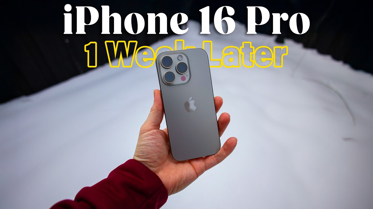 A Week With the iPhone 16 Pro! (Real Life Review) - YouTube
