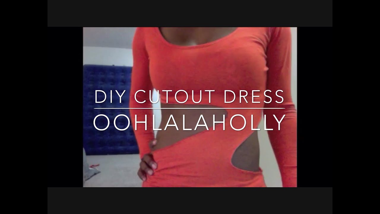 How to Make a Cutout Dress - YouTube