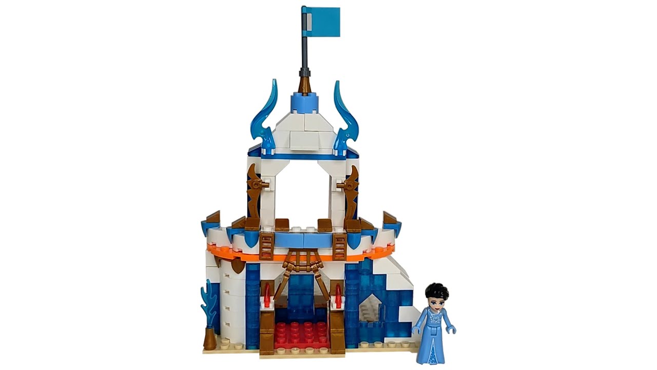 Disney Frozen Castle || peacock Smart Block Castle || Bricks Custom ...