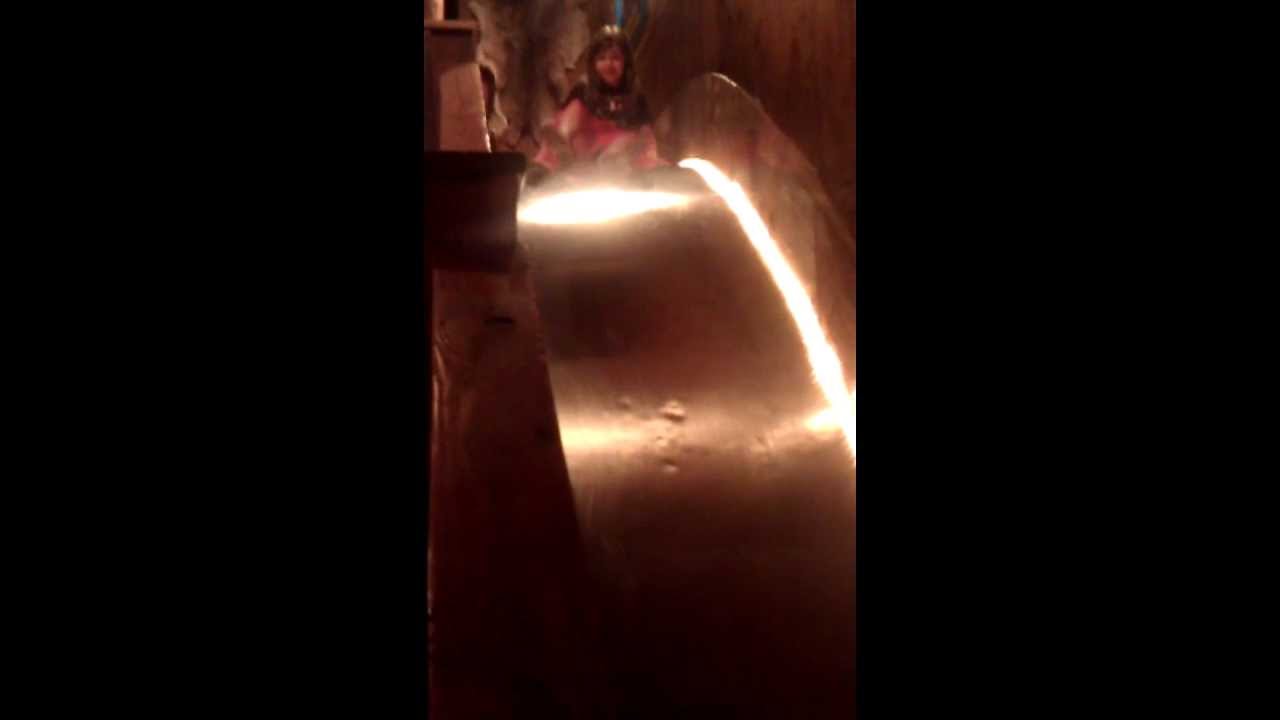 Soph on the slide @ Rustler's Rooste - YouTube