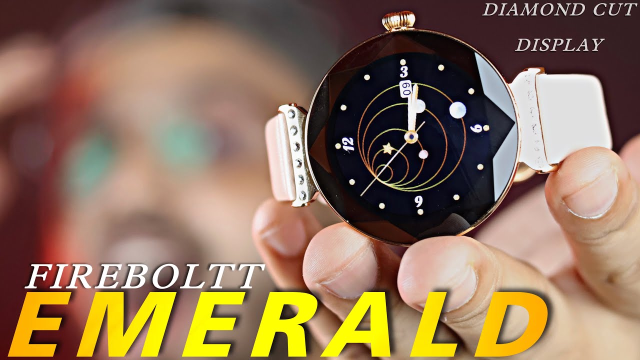 World's *First Diamond Cut Display Smartwatch* Fire Boltt Emerald ...