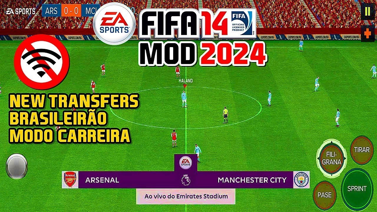 FIFA 14 MOD 25 ANDROID MEDIAFIRE COM MODO CARREIRA E BRASILEIRÃO (EA FC ...