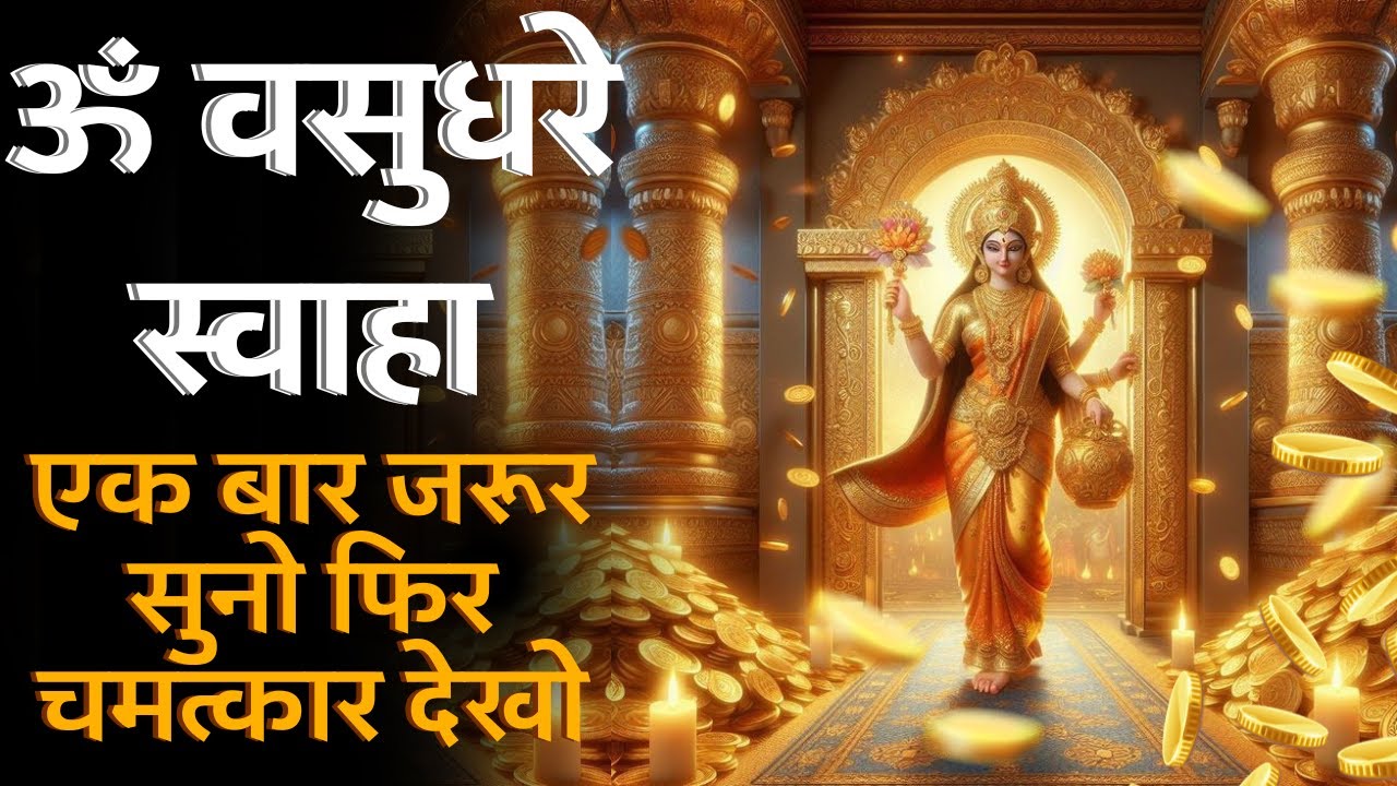 Om Vasudhare Swaha 108 (ॐ वसुधरे स्वाहा) Powerful Money Mantra For ...