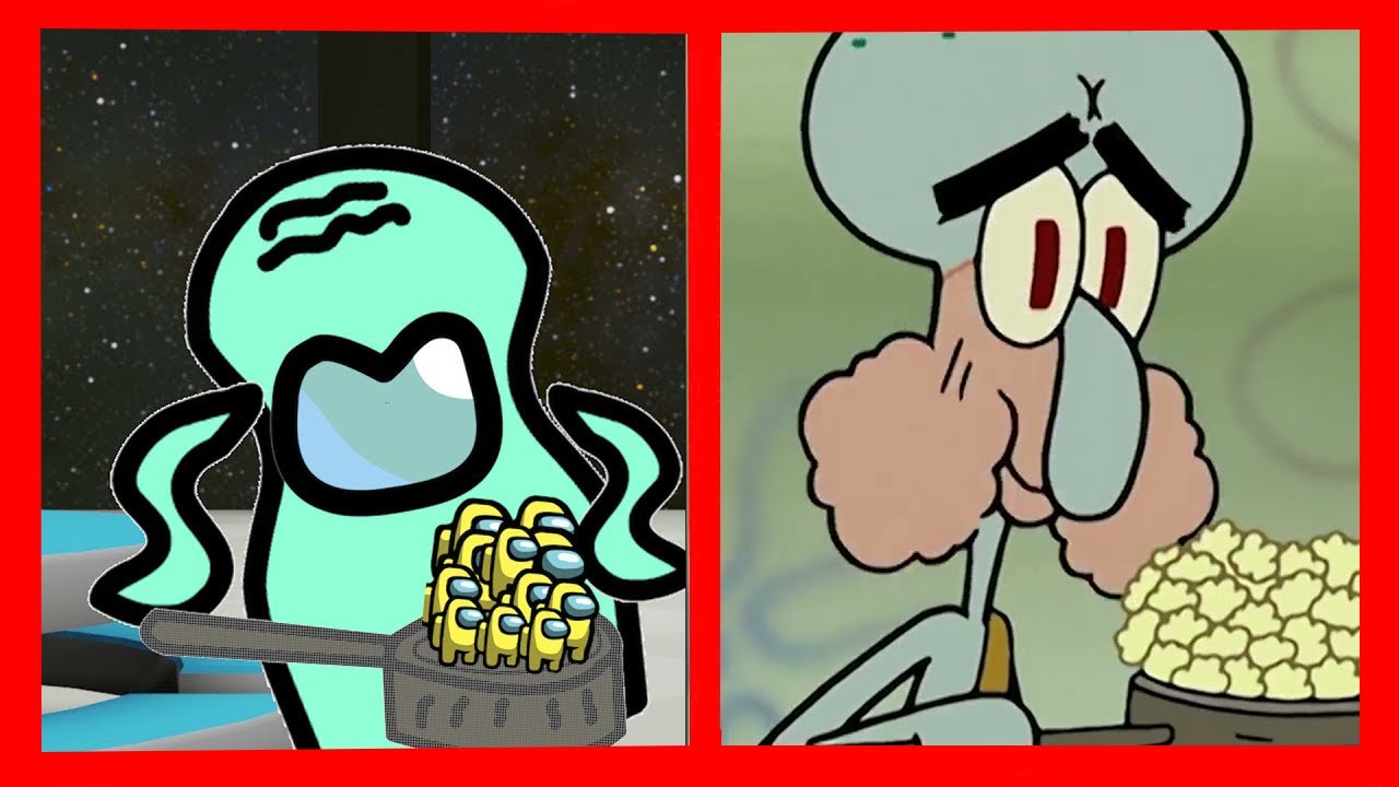 Sponge-Gar and Pat-tar / Among Us Animation - YouTube