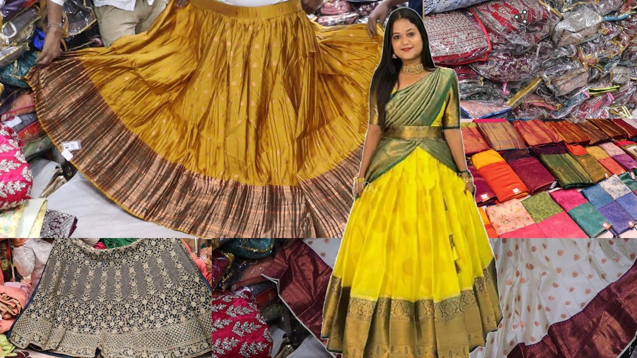 Rs. 1500 Only Silk Half Saree Lehenga Bridal lehenga pari Designer ...