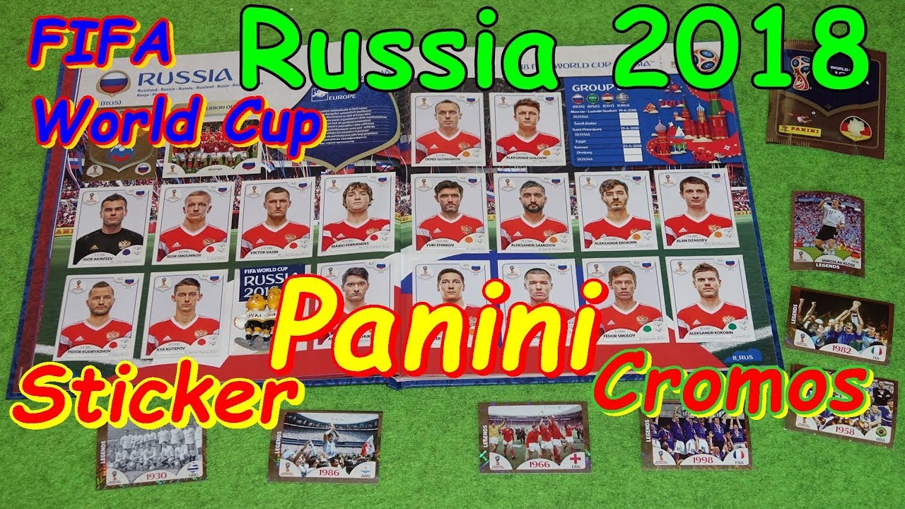 Panini Sticker Album FIFA World Cup 2018 Russia new stickers for ...