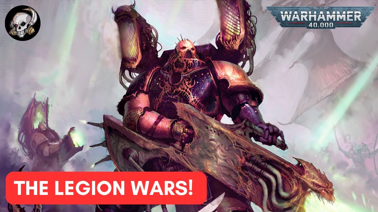 WARHAMMER 40,000 LORE - THE LEGION WARS (SLAVE WARS) - YouTube