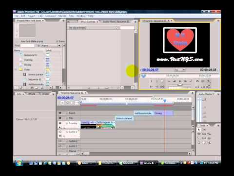 Adobe Premiere CS3 - 14 of 33 - Program Monitor - YouTube