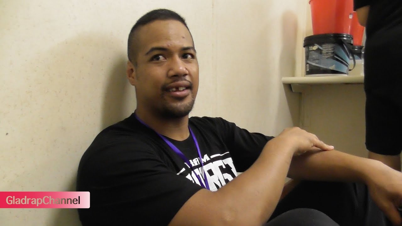 NZ's #2 Heavyweight Hemi Ahio backstage with Cairo George & Coach Lolo ...