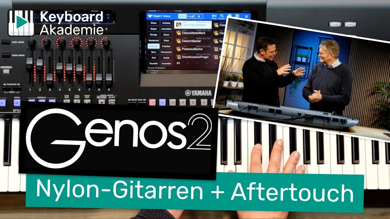 Genos2: Die neuen Nylon-Gitarren und der neue Aftertouch - YouTube