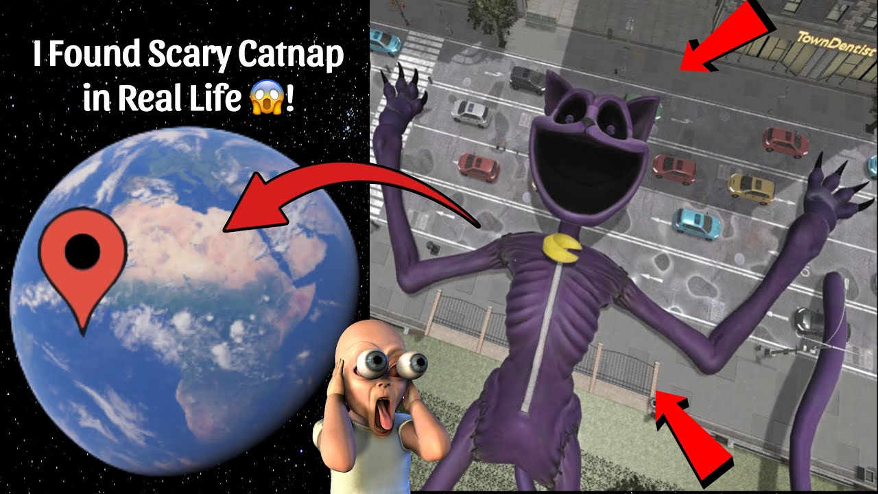 I Found So SCARY CATNAP in Real Life On Google Earth and Google Maps 😰 ...
