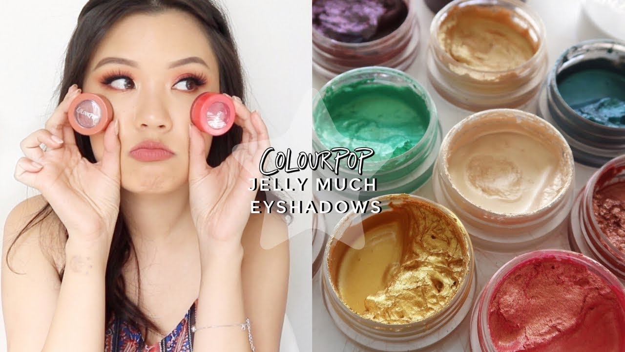 COLOURPOP JELLY MUCH EYESHADOWS ⋆ Review + Swatches - YouTube