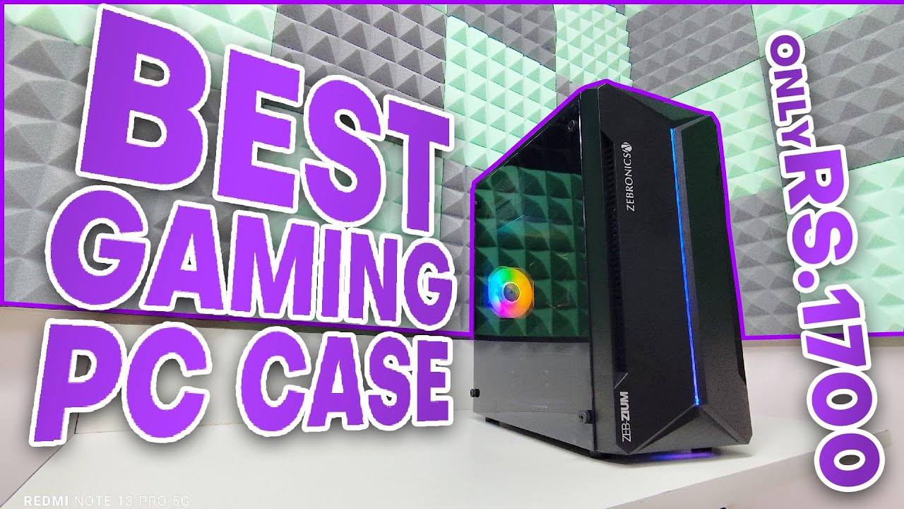 ZEBRONICS ZIUM Mid Tower Gaming PC Cabinet Unboxing | Best PC Case ...