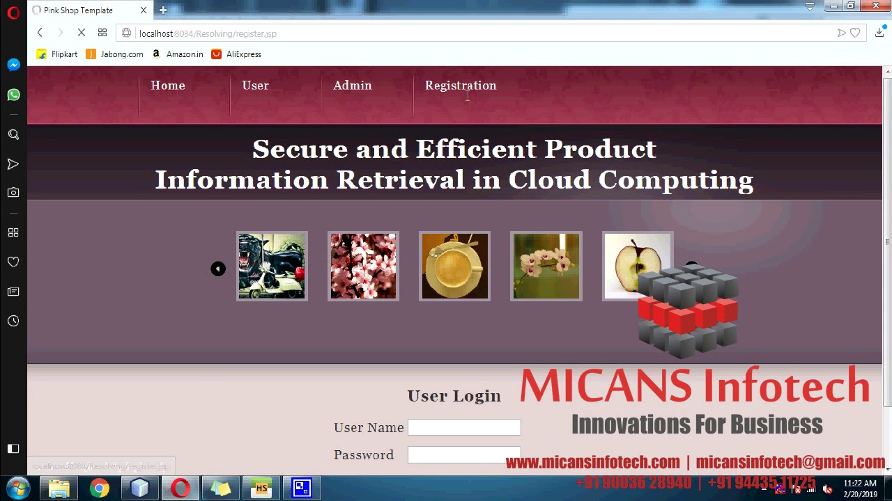 Secure And Efficient Product Information Retrieval In Cloud Computing Java Project Youtube
