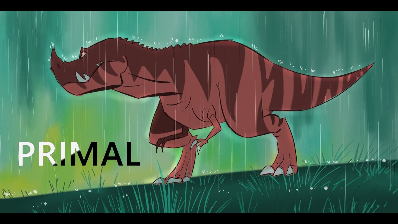 Genndy Tartakovsky's Primal Season 1 |drawing|Alpha Tyrannosaurus - YouTube
