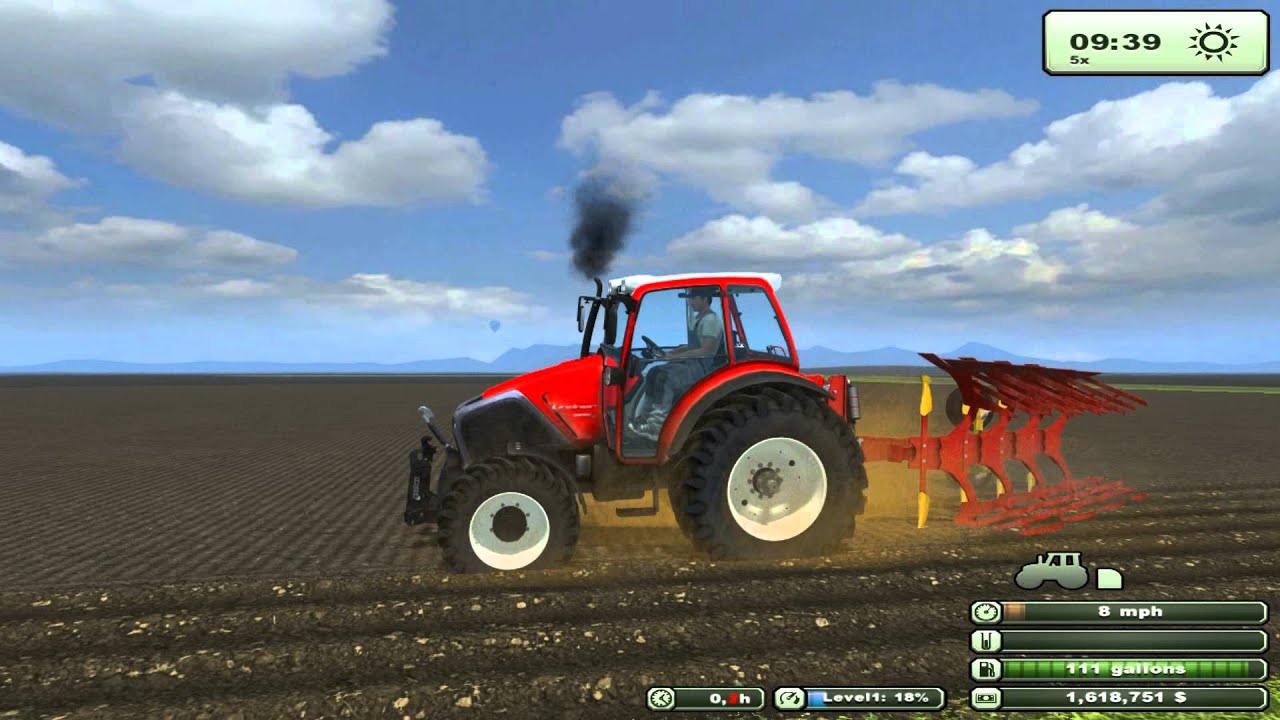 Farming Simulator 2013 Texas Edition-test mod Lindner Geotrac94 Tractor ...