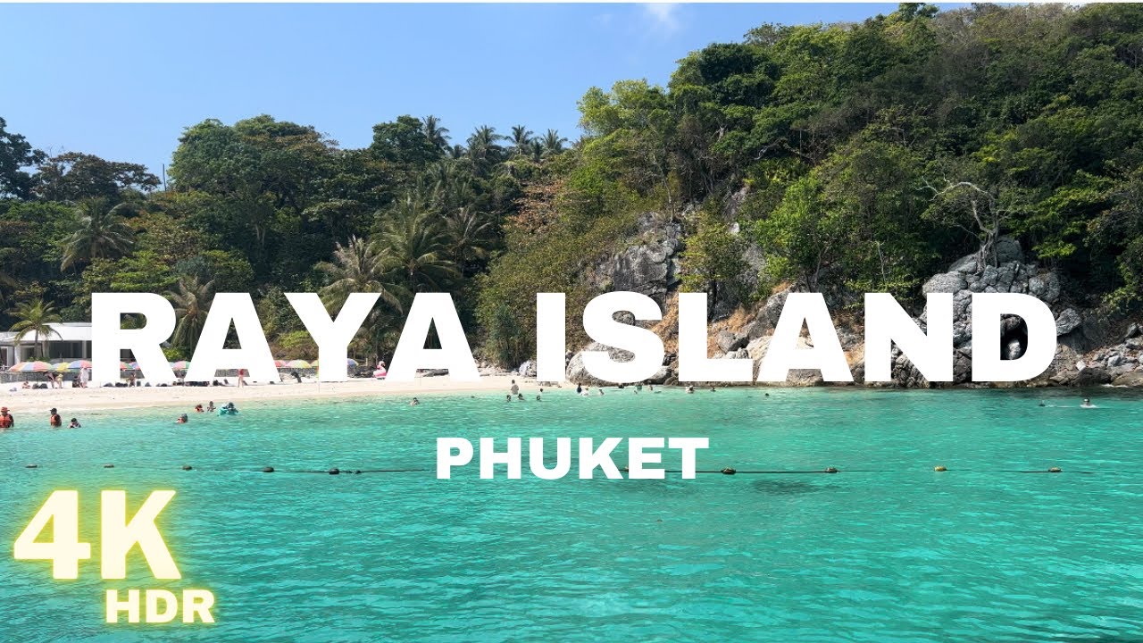 PHUKET RAYA ISLAND - KON KARE BAY WALK 4K| One of The Uncrowded ...