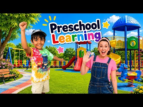 Ms Rachel toddler learning | Learning at an Outdoor Playground #msrachel #toddlerlearning #kidssongs