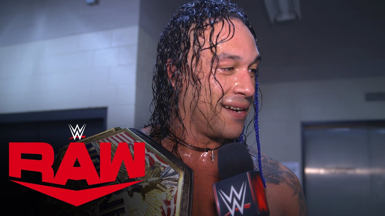 Damian Priest stands tall as United States Champion: RAW Exclusive, Aug ...